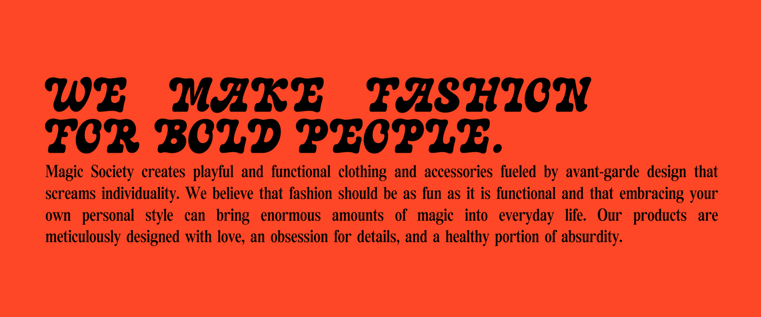 Be the Main Character - Magic Society Fashion